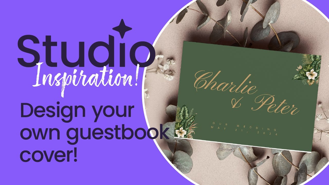 Studio Tutorial: How to Design Your Own Guestbook Cover 💖 | Beginners ...