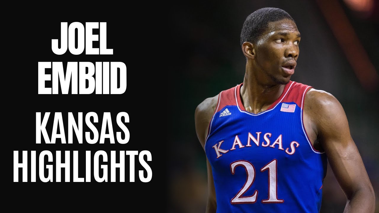 Joel Embiid Official Kansas Jayhawks Highlights - YouTube
