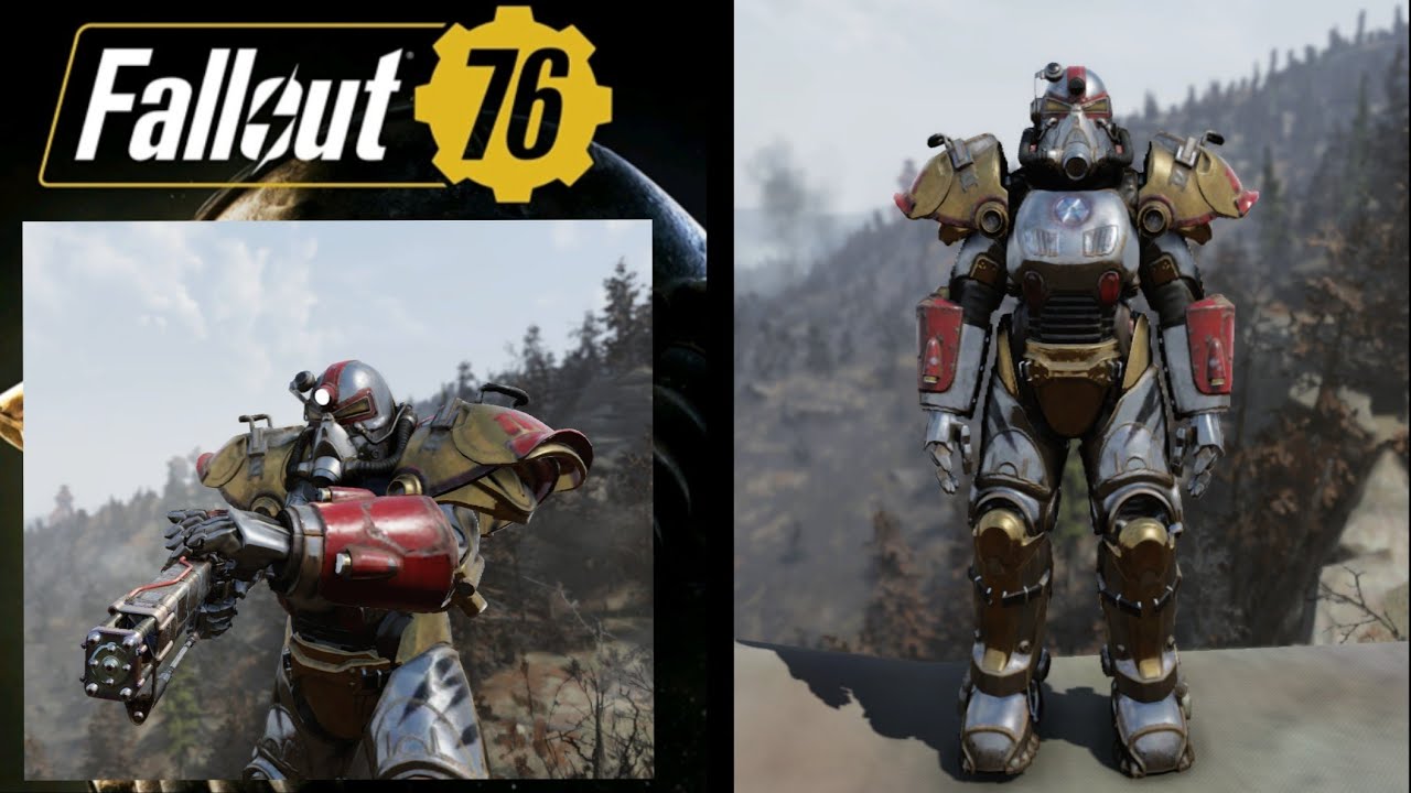 Fallout 76 | Atomic Onslaught Ultracite Power Armor | Showcase - YouTube