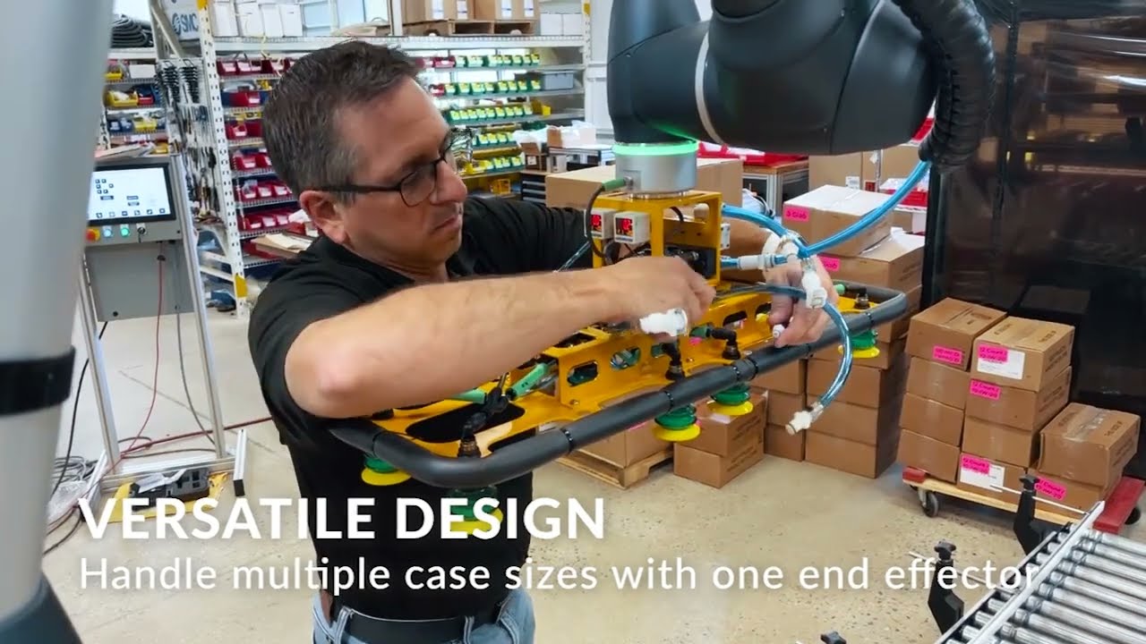 Infeed Conveyors and Custom End Effectors for Palletizing Robots ...