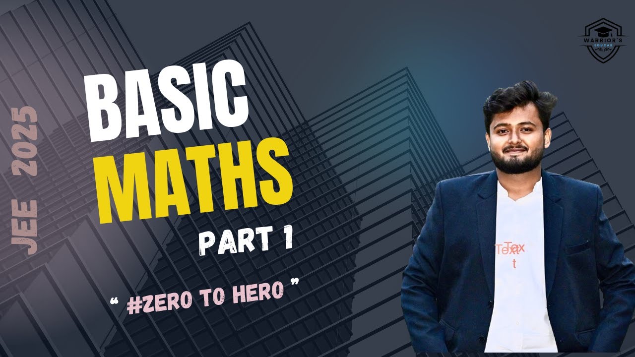 BASIC MATHS|| blessing FOR JEE ASPIRANTS 2025 |CHANCE TO GET 50+ IN PHYSICS IN LAST 30 DAYS ...