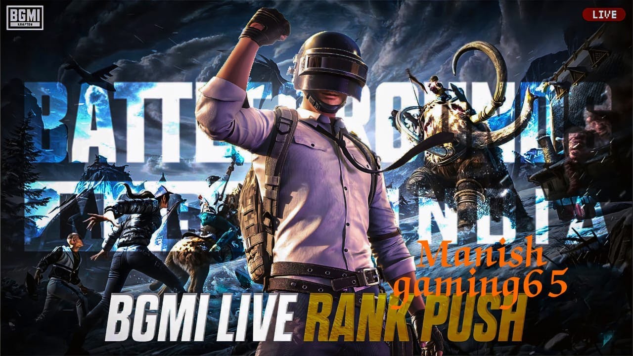 BGMI BATTLE ROYALE LIVE gamingpla RANK PUSH#bgmi#manishgaming65 - YouTube
