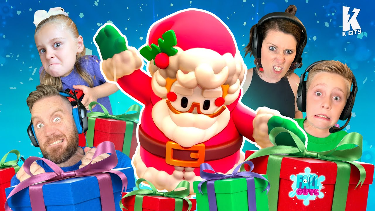 Look What Santa Brought! (Fall Guys Gift Grab!) - YouTube