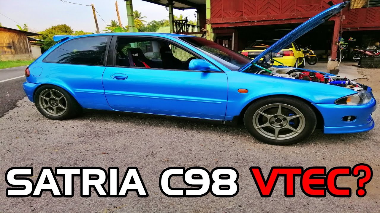 TANGAN SENI UJANG POMEN MODIFIKASI PROTON SATRIA ENJIN B SERIES VTEC ...