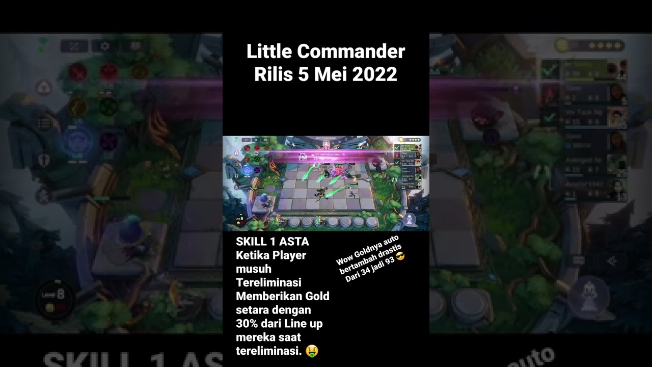 Penjelasan Skill 1 Commander Asta Magic Chess Mobile Legends #asta ...