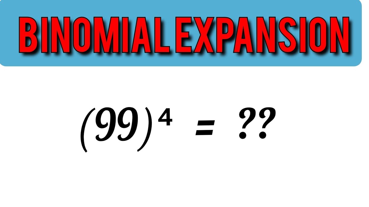 THIS QUESTION WAS SOLVED WITH THE HELP OF BINOMIAL EXPANSION 😊 - YouTube
