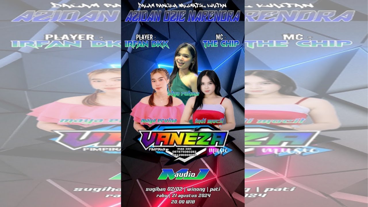 🔴 LIVE VANEZA MUSIK , Khitan AZIDAN 0ZIE NARENDRA , Suport MJ PRO AUDIO ...