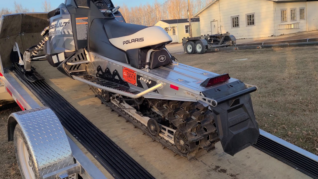 Custom Sled Trailer - YouTube