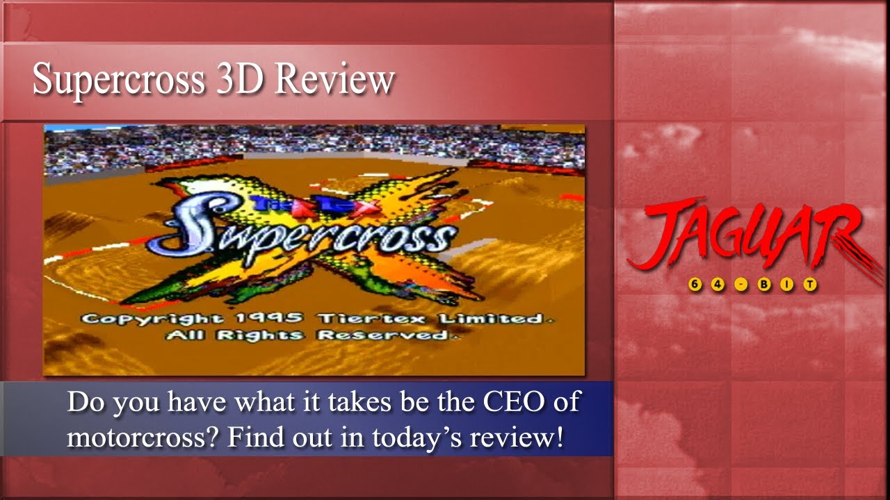 Supercross 3D Review (Atari Jaguar) - YouTube