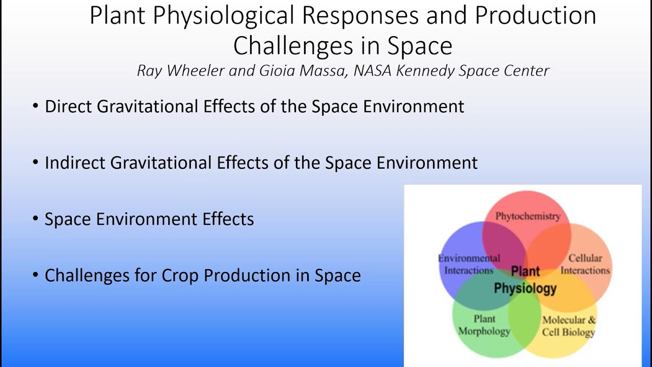 Growing Plants in Space - Drs. Gioia Massa and Ray Wheeler - YouTube