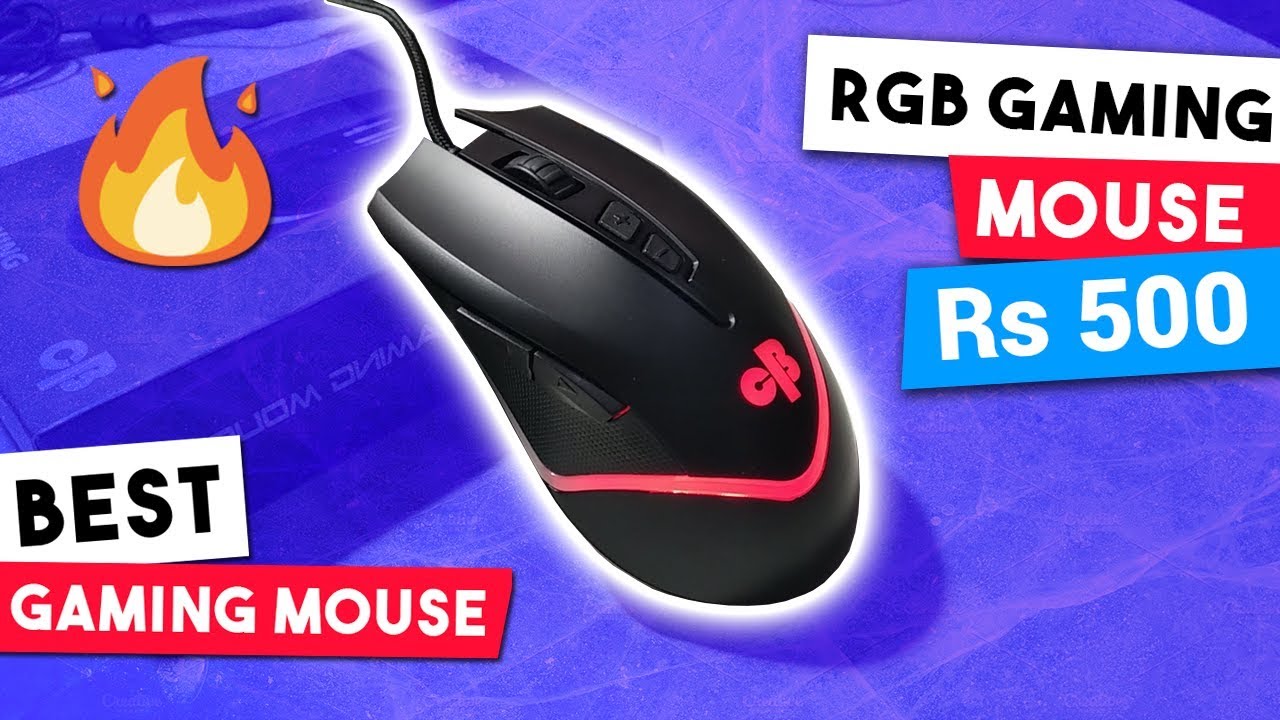Best Gaming Mouse Under Rs500 🔥 | Budget RGB Gaming Mouse | CosmicByte ...
