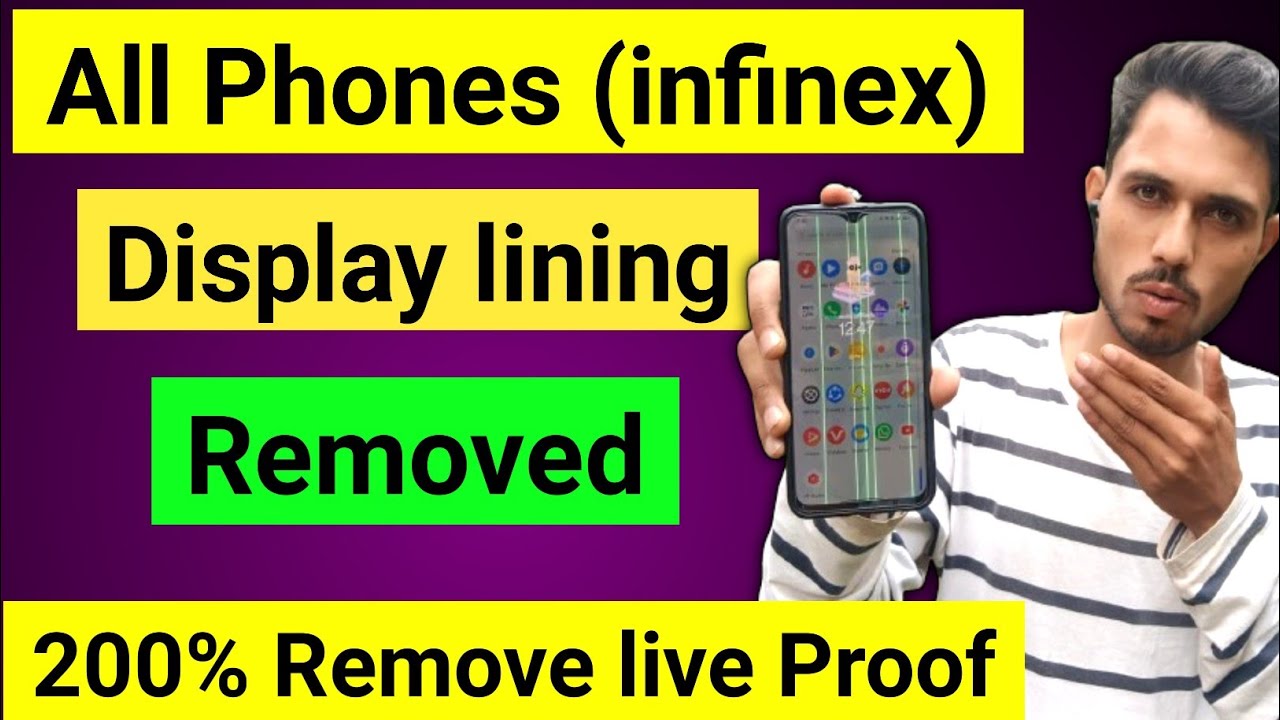 phone ki screen par line kaise hataye infinix | phone ki screen par ...