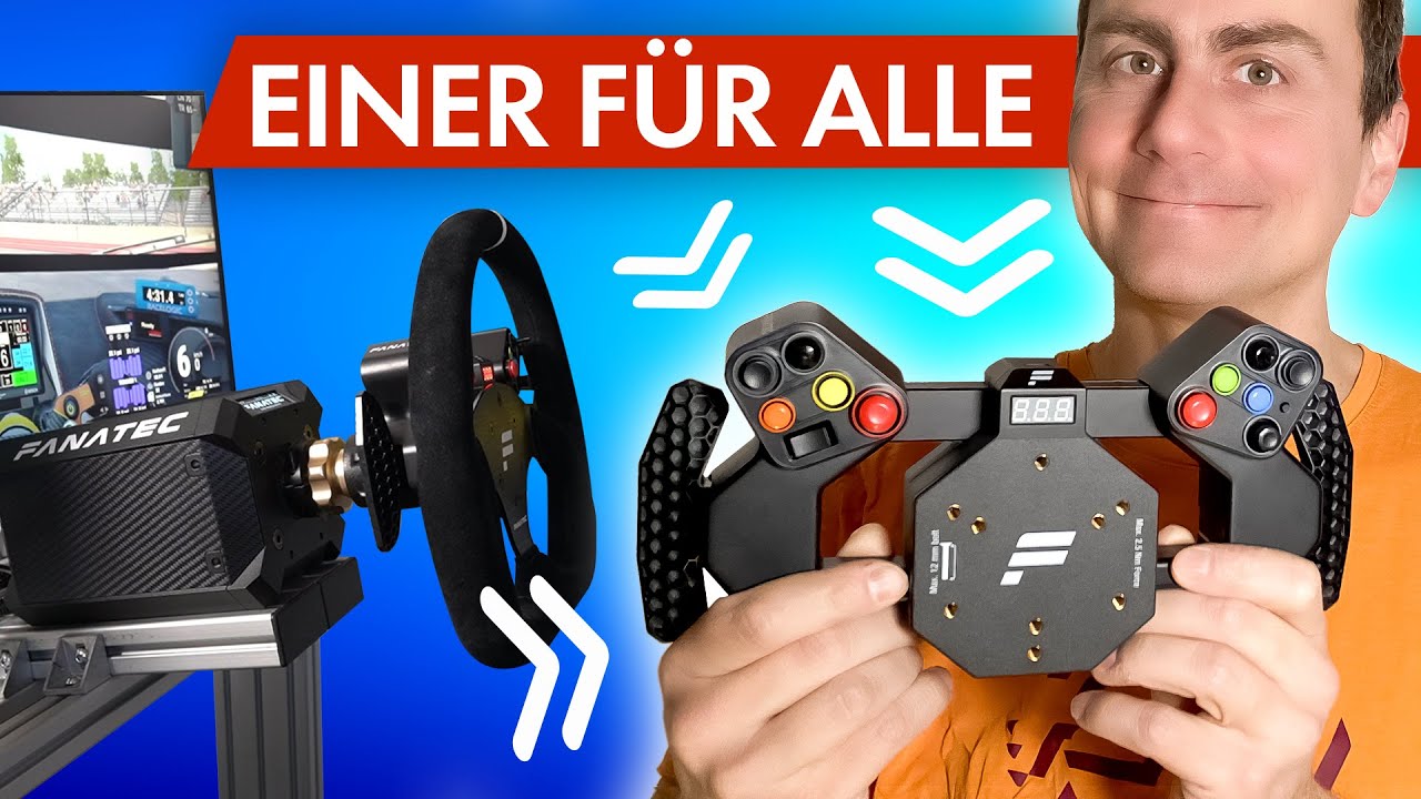 Fanatec CSL Universal Hub im Test - SimRacing Wheel Adapter - YouTube