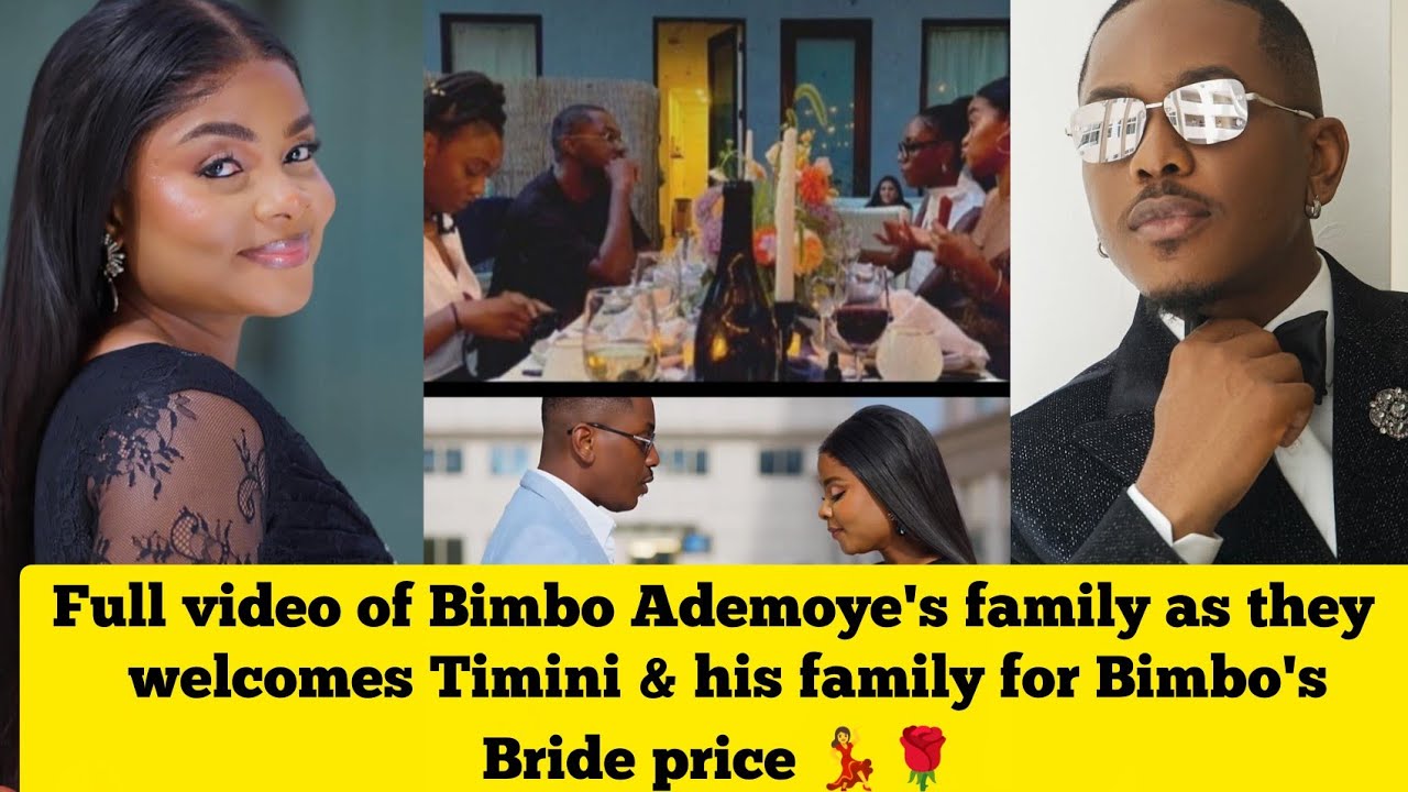 Full video of Bimbo Ademoye's family as they welcomes Timini & his ...