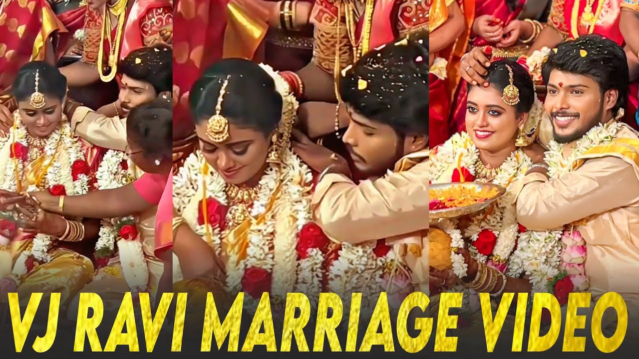 Grand-ஆக நடந்து முடிந்த நடிகர் Vj Ravi திருமணம் 🎊😍 | Vj Ravi Marriage ...
