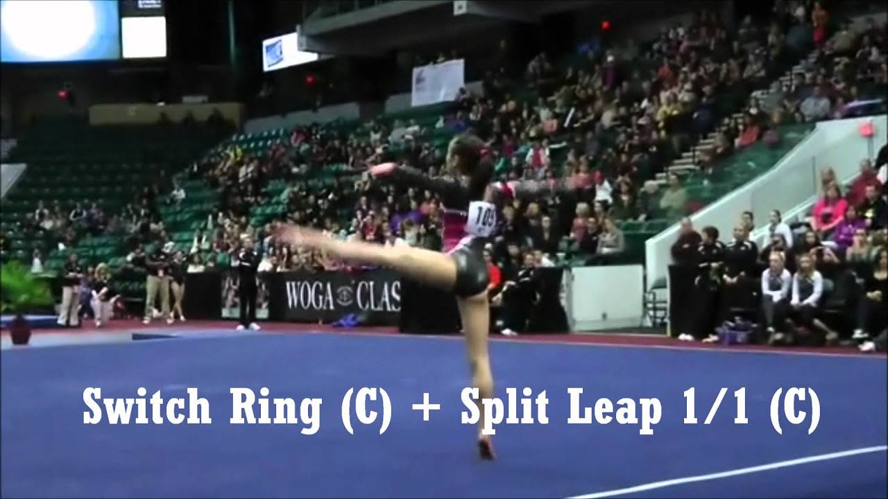 Katelyn Ohashi Floor Exercise 2012 D Score Guide - YouTube