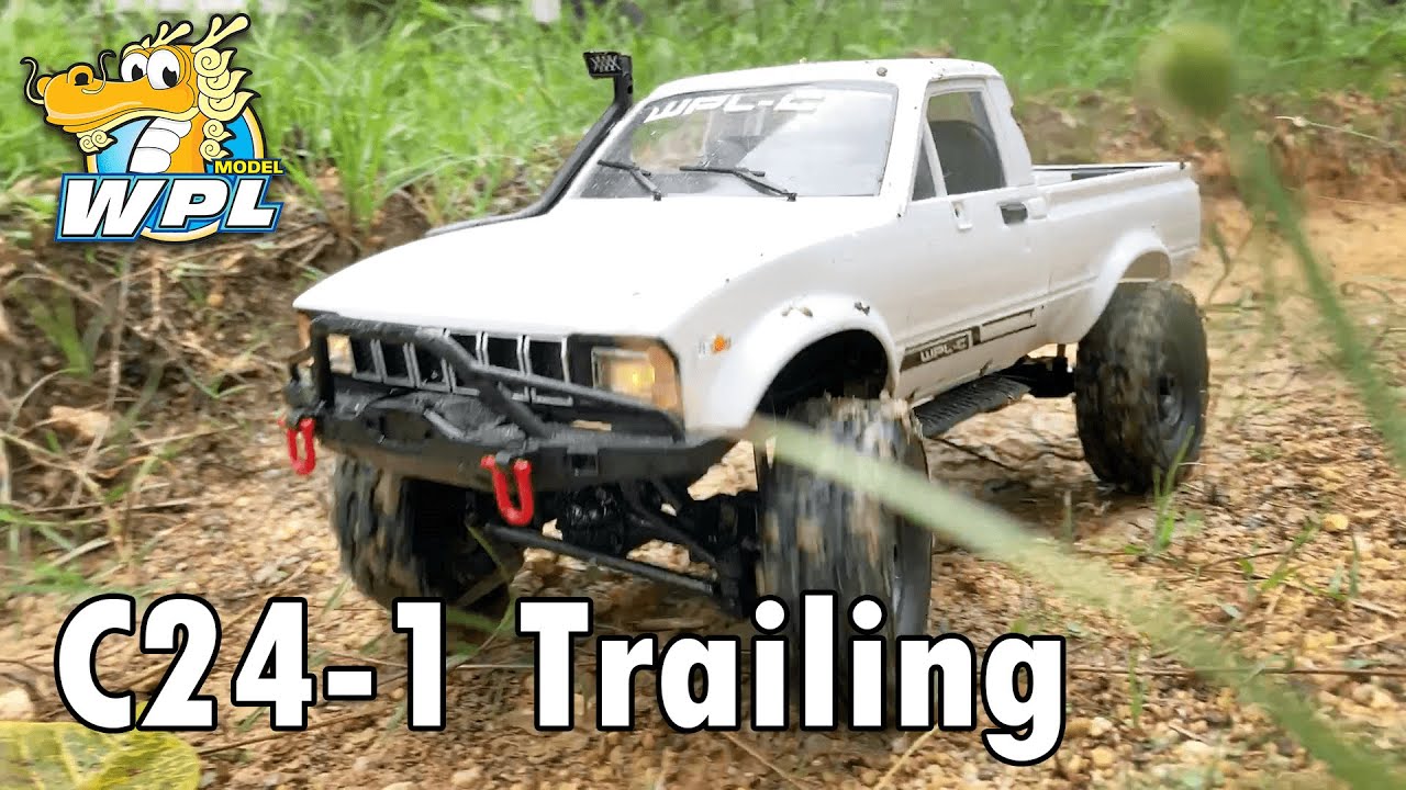 WPL C24 | Casual trailing at park - YouTube