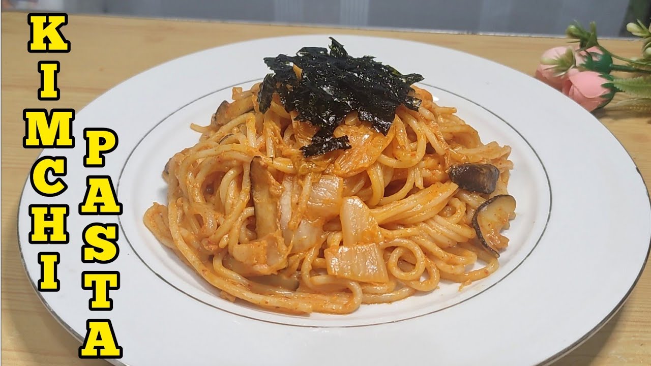 CREAMY KIMCHI SPAGHETTI | Fusion Recipe - YouTube