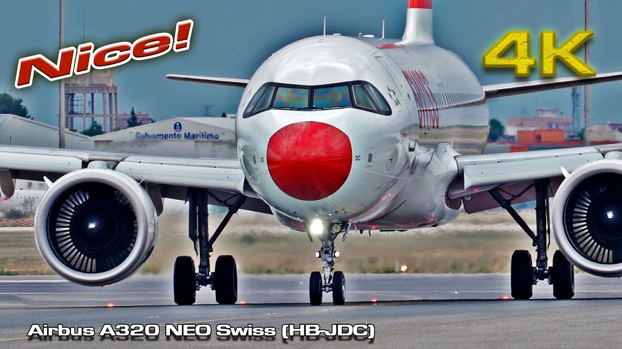 Airbus A320 NEO Swiss (HB-JDC) Red Nose! - YouTube
