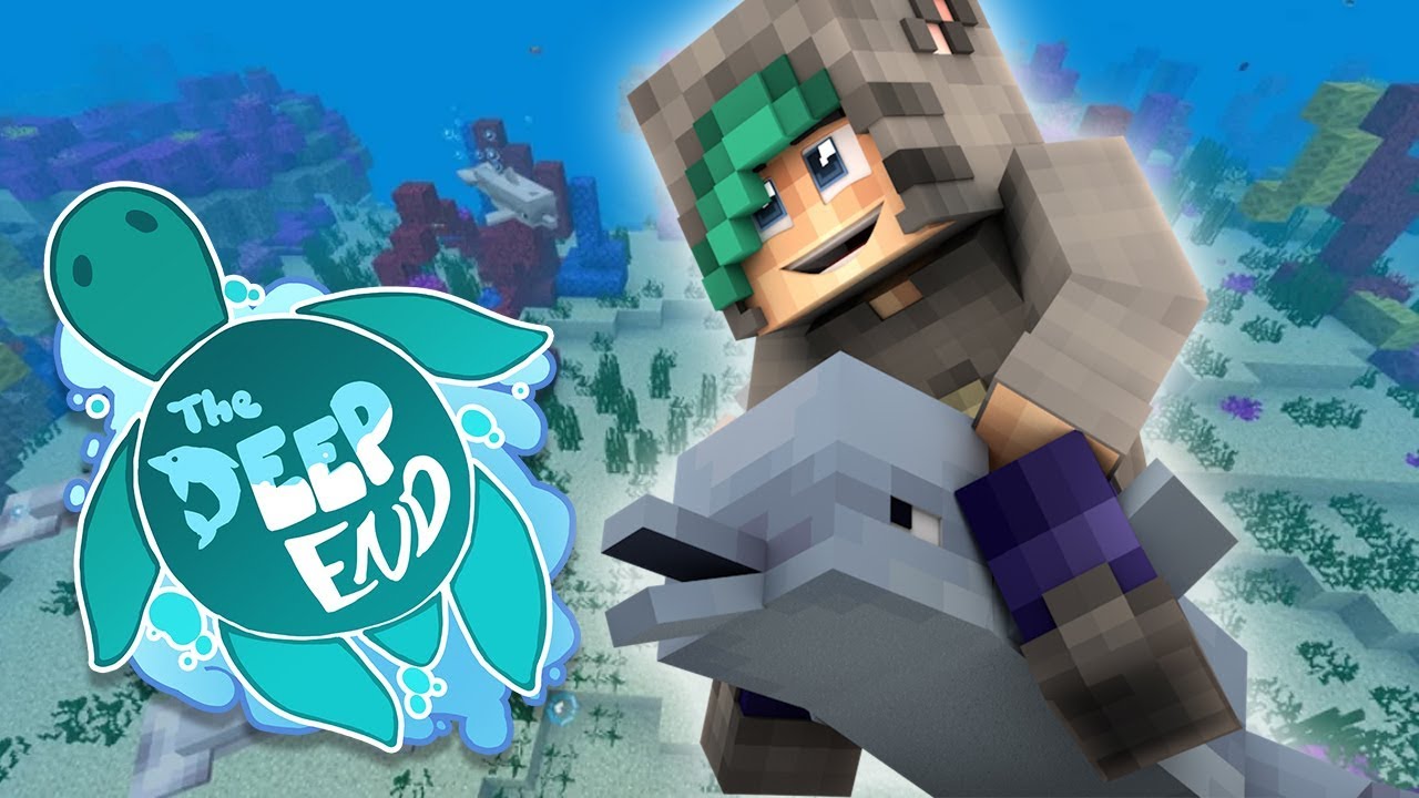 HOLY MOLY! DOLPHINS! - Minecraft The Deep End SMP - Ep.1 - YouTube