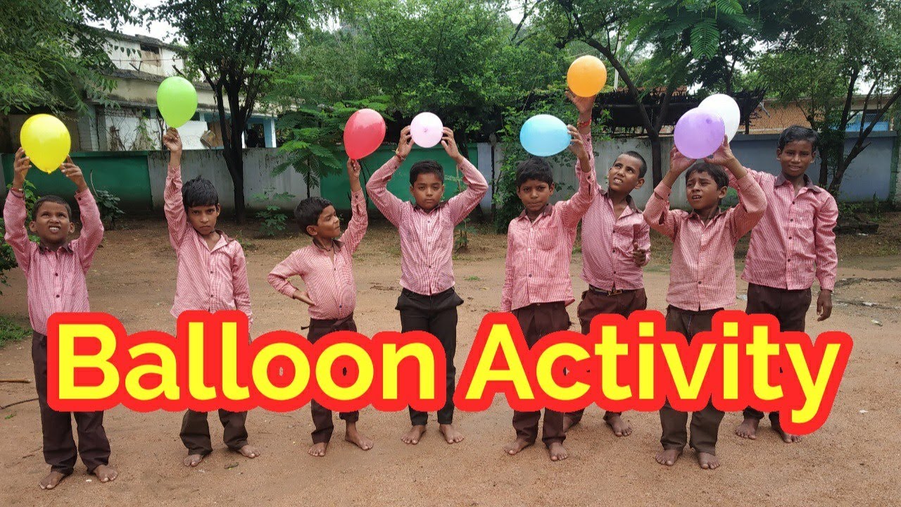 Balloon Activity For Kids | Balloon Games | Easy Fun Games For Children ...