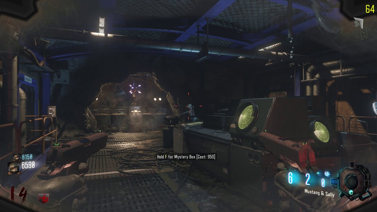 When the zombie is bugged and your friend is AFK - Call of Duty Black ...