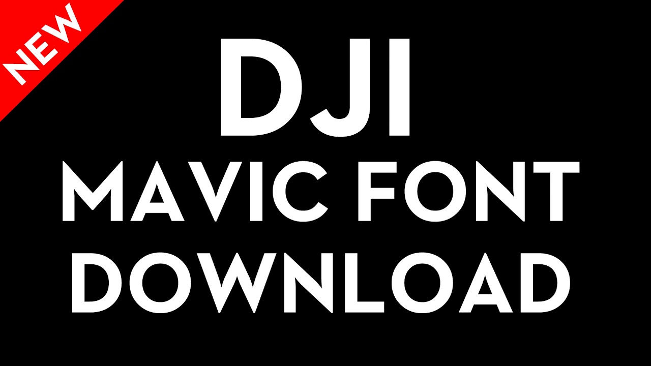 DJI Mavic | DJI Product FONT - YouTube