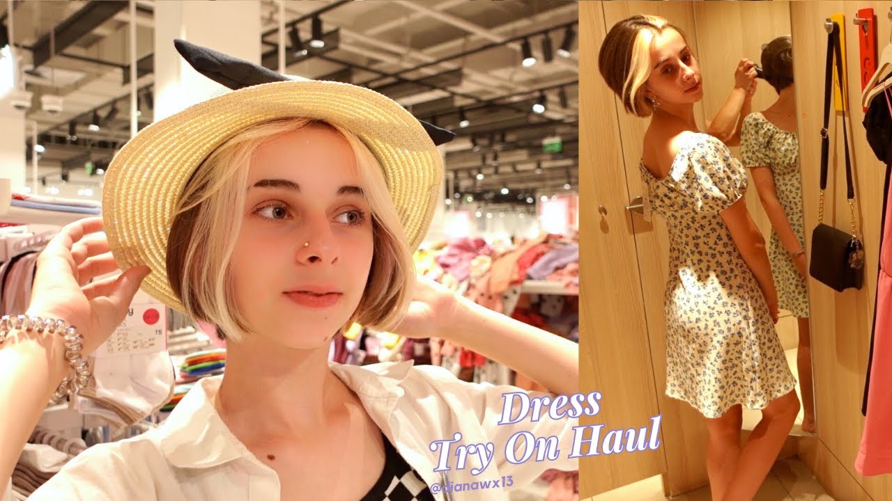 Dresses TRY ON HAUL | School Holidays, Shopping - YouTube