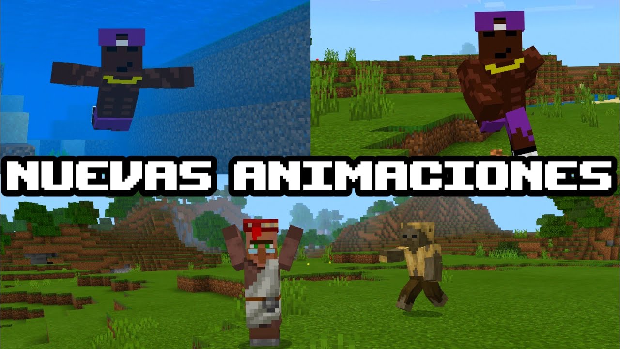 PACK de NUEVAS ANIMACIONES | New Player Animation + Better Mobs ...