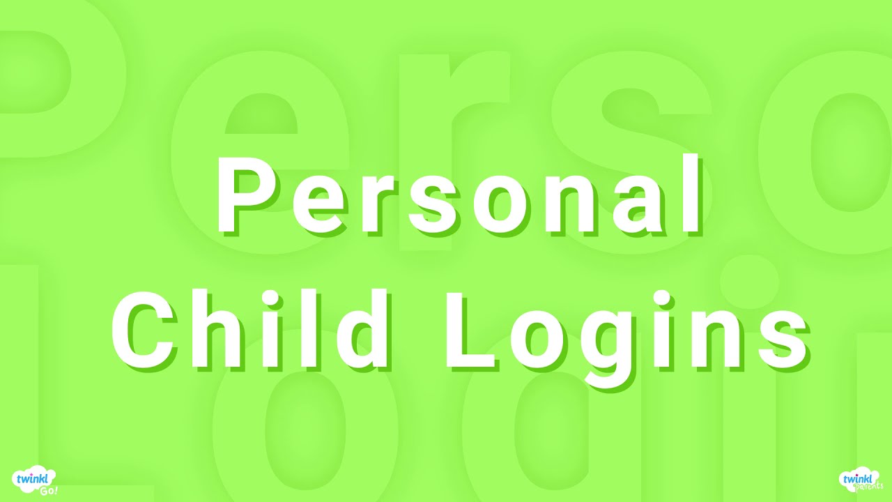 Personal Child Logins for Parents #3 - How children log in to see ...