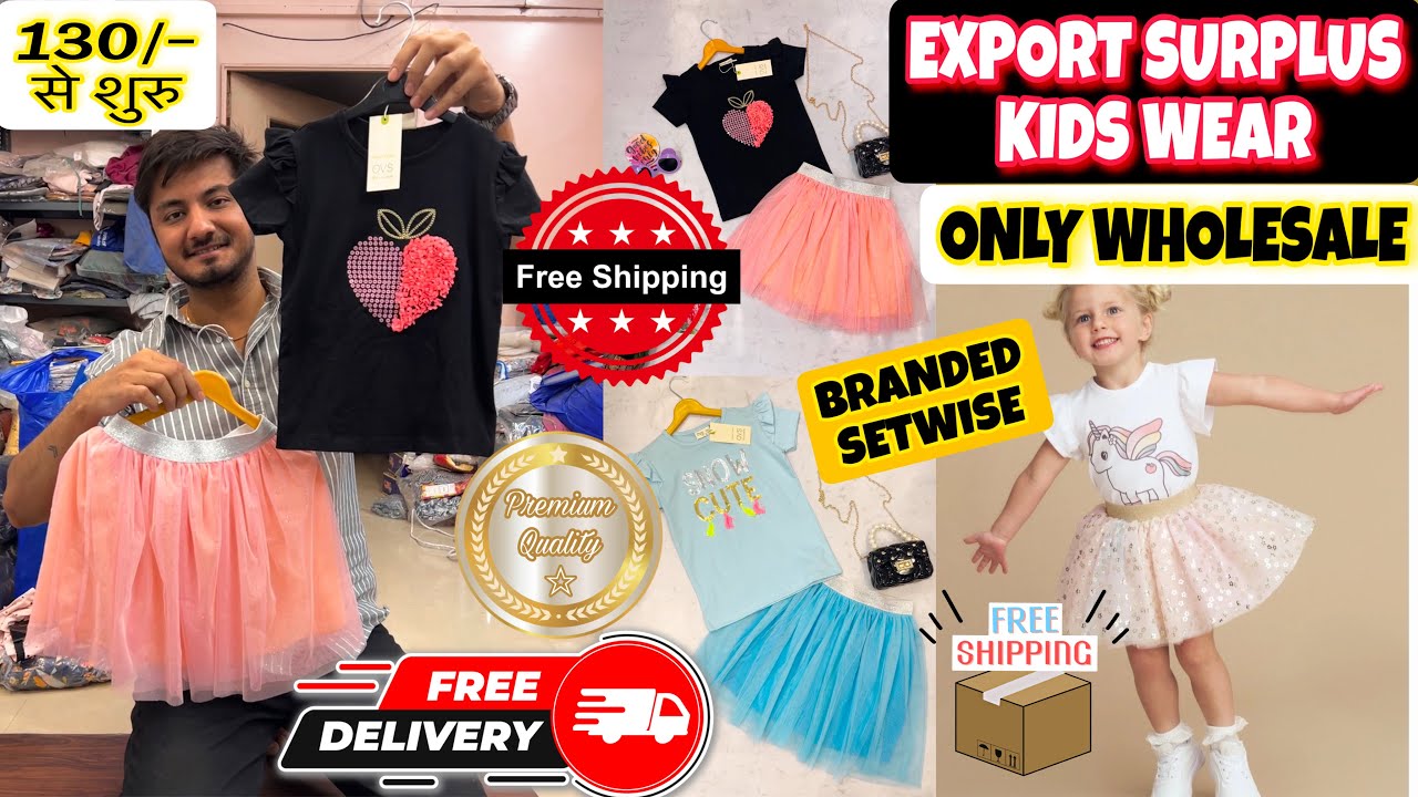 Kids branded Summer collection | Combo set | Export surplus | branded ...