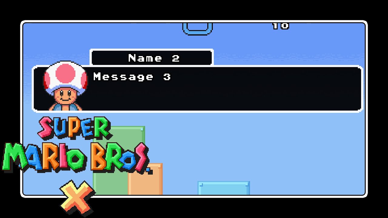 Custom Message System | Super Mario Bros. X - YouTube