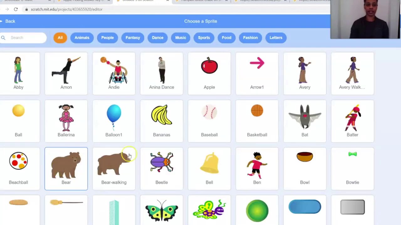 Scratch: Fall Apple Picking Game - YouTube
