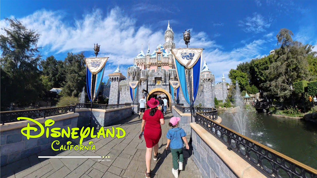 Magical Day at Disneyland California 🎠 | Walking Tour with Princess ...