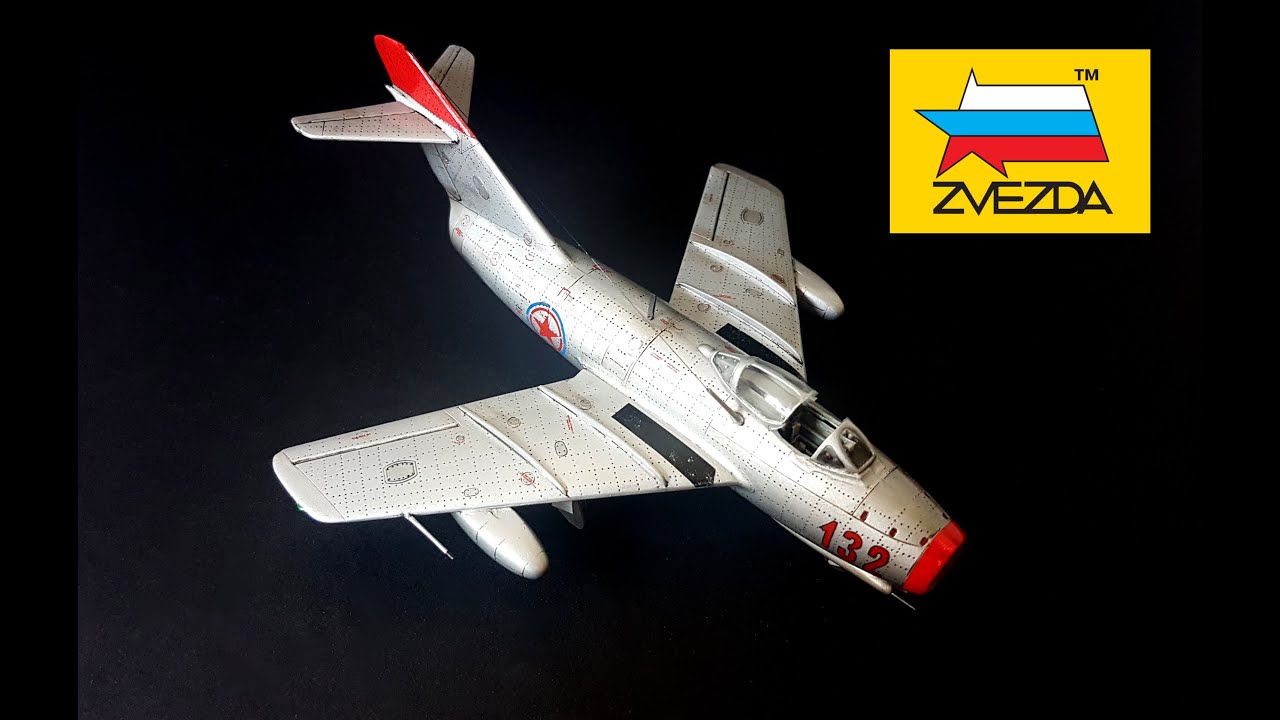 MiG-15 Fagot FULL VIDEO BUILD Zvezda 1/72 scale model aircraft - YouTube