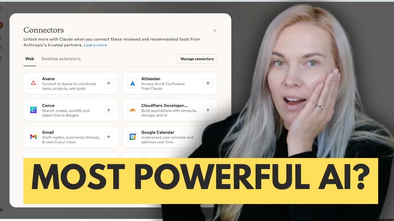 NEW: Claude AI tool connectors are the best update of 2025 - YouTube