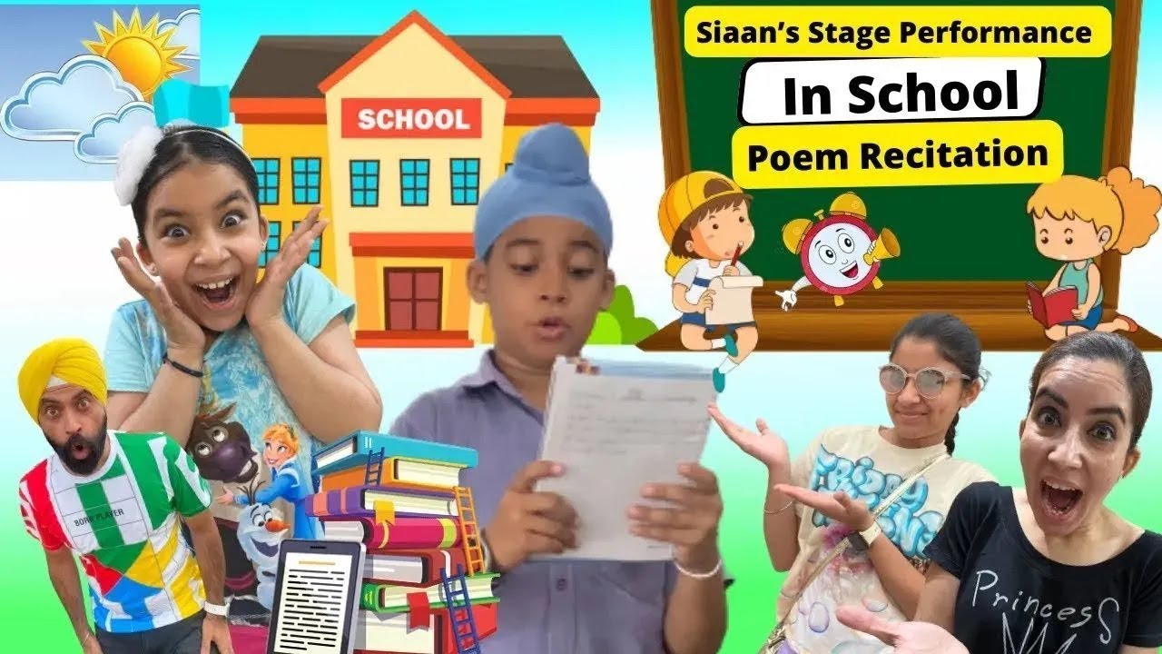 Siaan Stage Performance In School poem recitation | RS 1313 SHORTS ...