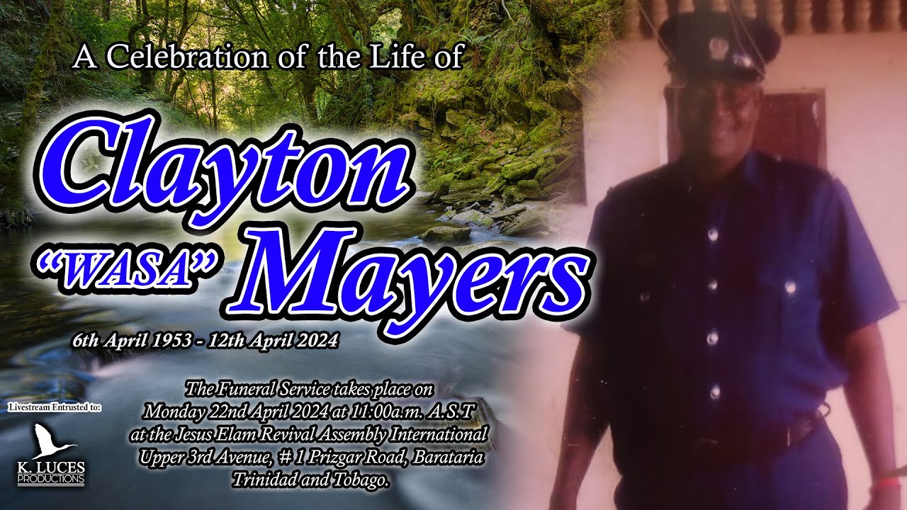 Funeral Service of Clayton Mayers - YouTube
