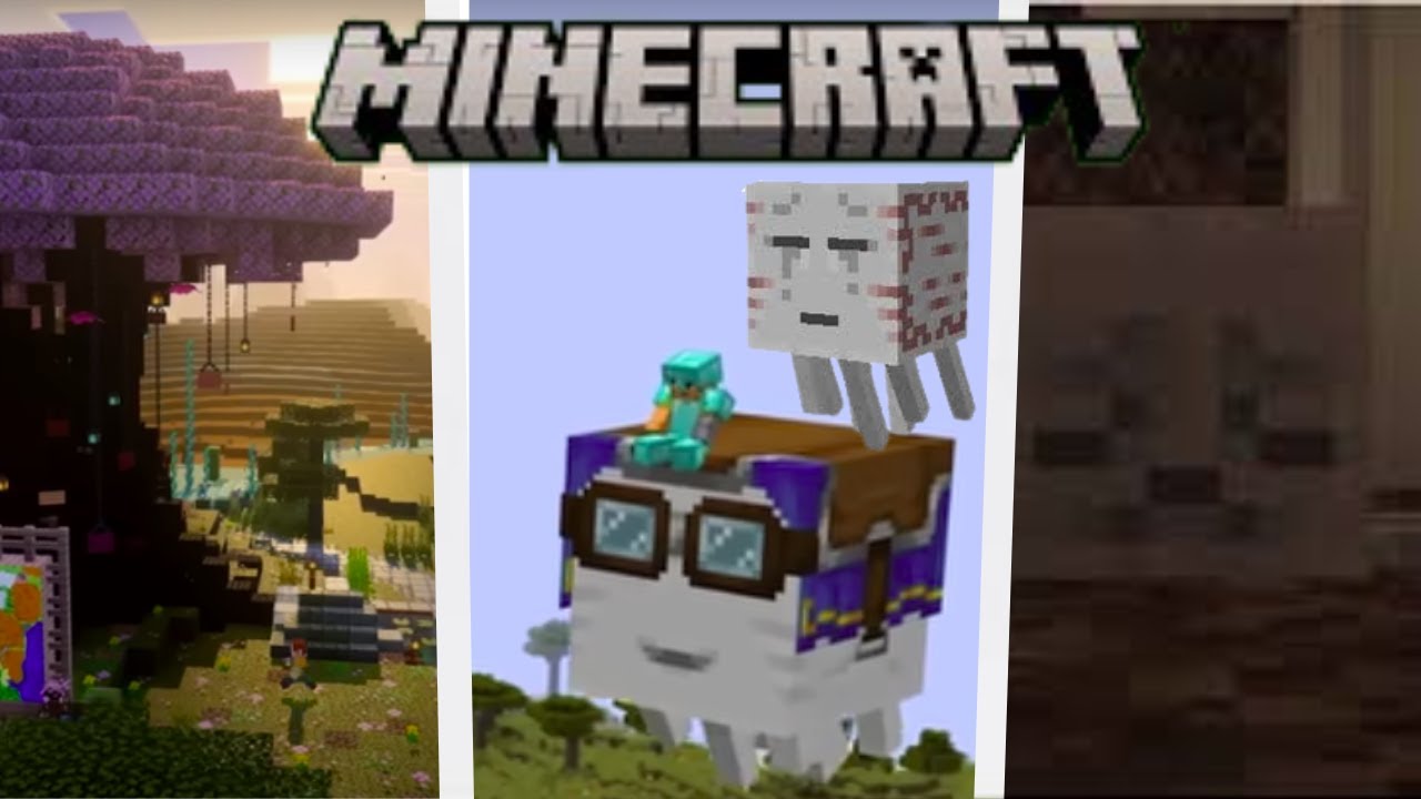 HUGE NEW GHAST UPDATE,Vibrant Visuals + MORE - EVERYTHING ANNOUNCED AT ...