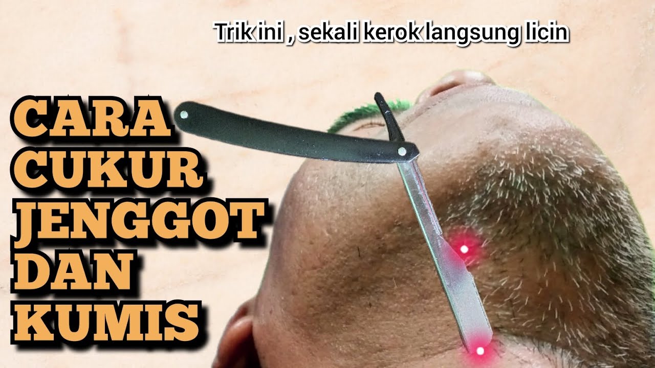 Cara cukur jenggot dan kumis - sekali kerok langsung licin - YouTube