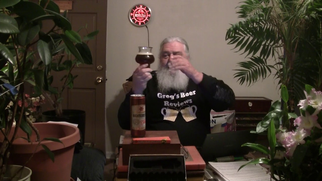 Beer Review # 3042 SixPoint Brewing Righteous Barrel Aged Rye Ale - YouTube