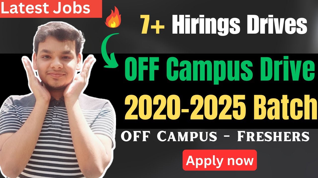 Biggest Hiring | Zoho | OFF Campus Job Drive | 2020 | 2021 | 2022 ...