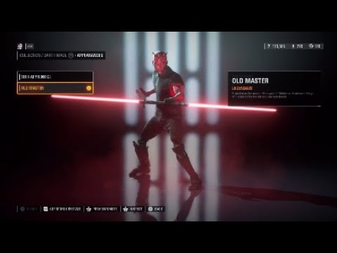 Star Wars BF2 (2017) Unlocking The Old Master skin - YouTube