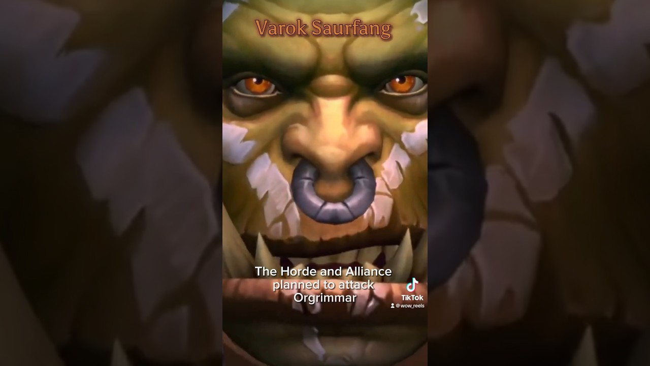World of Warcraft Character Reels - Varok Saurfang #blizzard #blizzcon ...