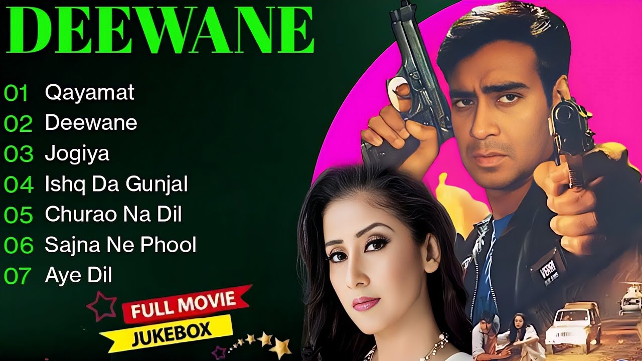 Deewane Movie All Songs~Ajay Devgan~Mahima Chaudhry~Urmila Matondkar ...