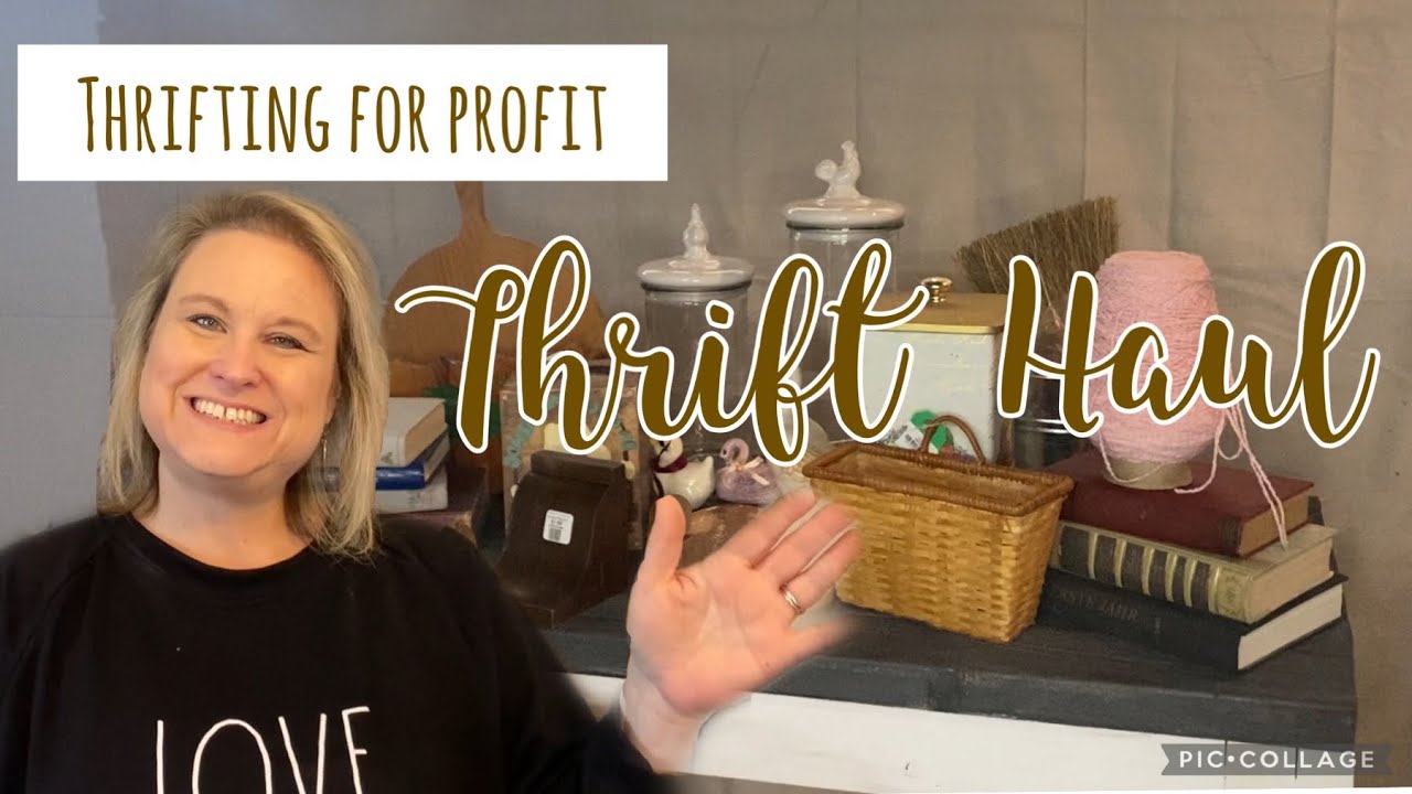 Thrifting for Profit/Thrift haul for resale/Cottage Farmhouse style ...
