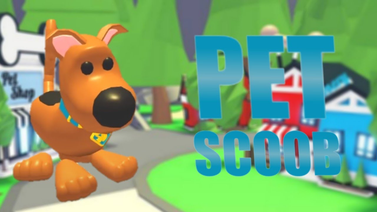 É muito bonitinho o novo pet do adoptme, Scooby-Doo - YouTube