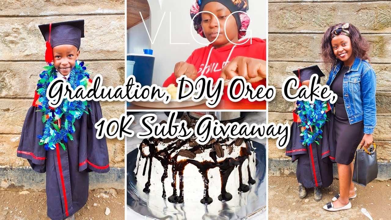 SEAN'S GRADUATION VLOG | EASY OREO CAKE RECIPE | 10K SUBS GIVEAWAY ...