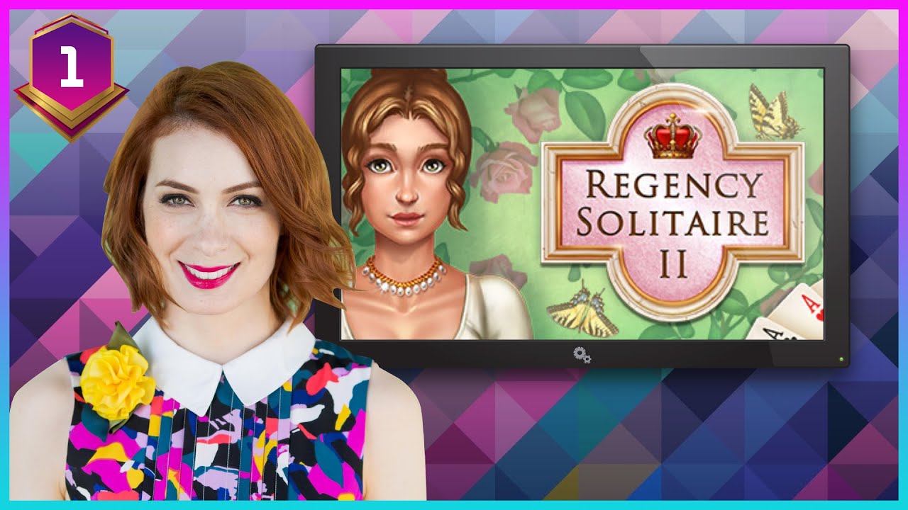 Felicia Day plays Regency Solitaire II! Part 1! - YouTube