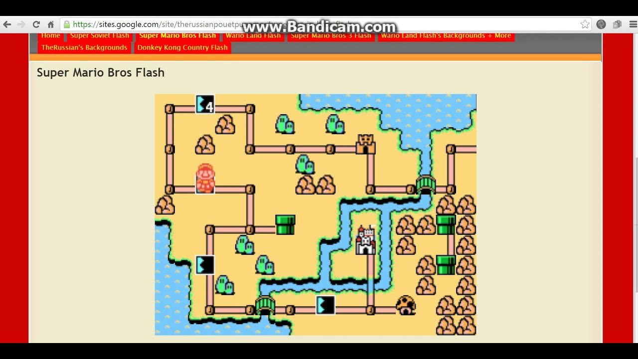 super mario bros flash part 1 - YouTube